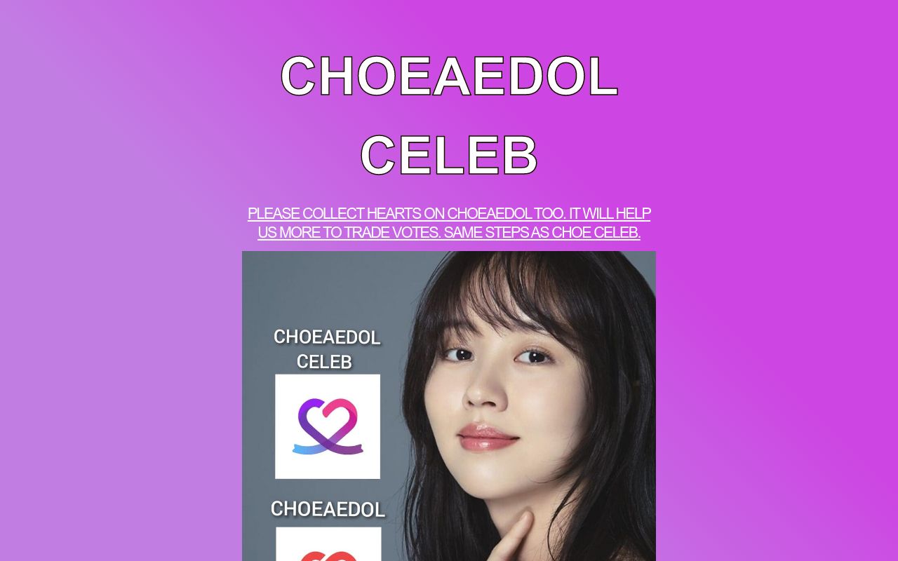 CHOEAEDOL CELEB GUIDE